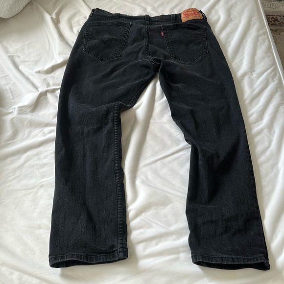 Levi's | Jeans | Black Levi Straight Legs | Poshmark